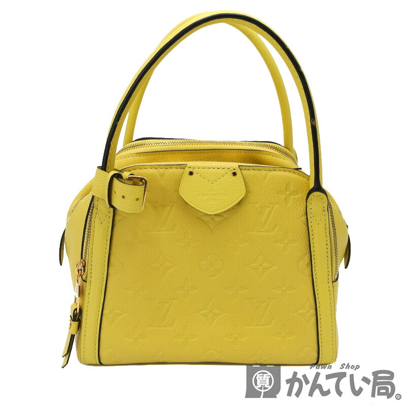 【楽天市場】LOUIS VUITTON【ルイ・ヴィトン】M41044 マレBB モノグラム・アンプラント ハンドバッグ シトリン イエロー系 ...