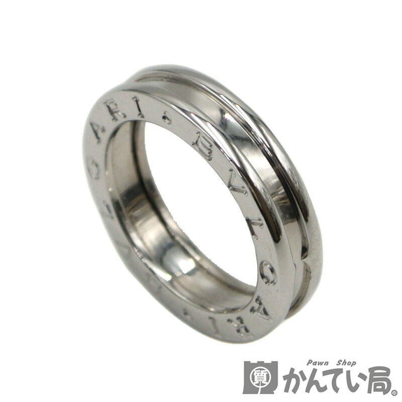 【楽天市場】BVLGARI【ブルガリ】B.ZERO1 ビーゼロワン 1バンド リング K18WG 750 ホワイトゴールド #52 約12号 ...