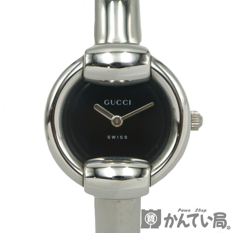 【楽天市場】GUCCI【グッチ】1400L バングルウォッチ クオーツ 腕時計 SS ステンレス シルバー レディース 【中古】USED-B ...
