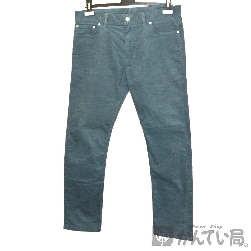 【楽天市場】LOUIS VUITTON【ルイ・ヴィトン】コーデュロイパンツ スリム ブルー系 コットン×ポリエステル 表記サイズ：32 ズボン ...