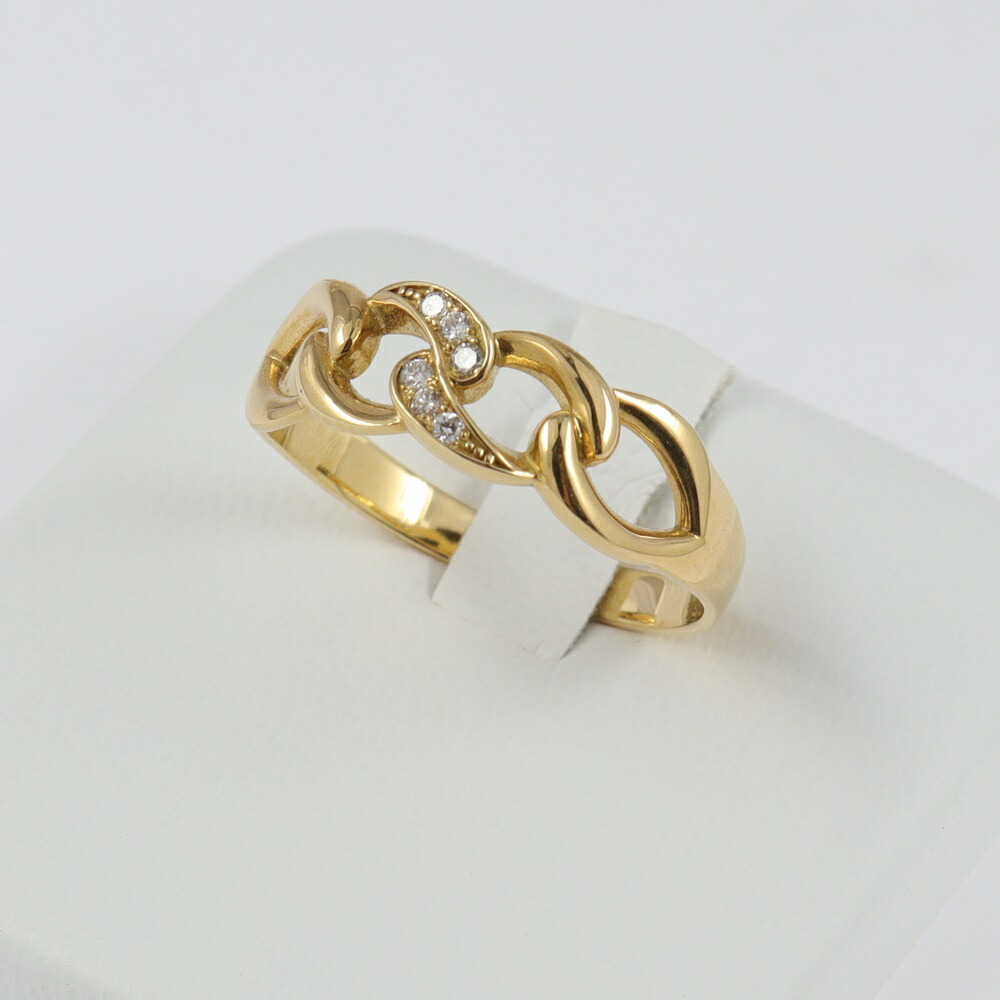 【楽天市場】【新品】K18ダイヤモンドリング K18/D0.04ct サイズ約11号 18金アクセサリー 指輪 ジュエリー アクセサリー 質屋 かんてい局加古川店 A24-0297 001 ...