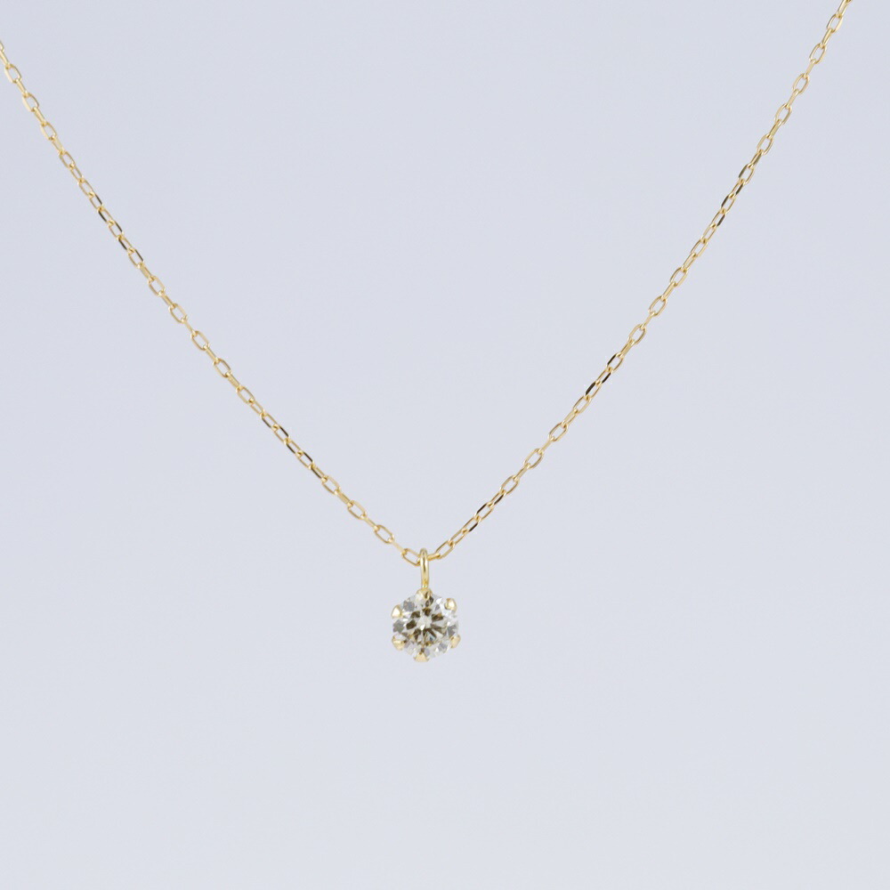 【楽天市場】【新品】K18一粒ダイヤモンドネックレス チェーンサイズ約44cm K18/D0.16ct 宝石 ジュエリー アクセサリー 質屋 かんてい局加古川店 A24-0303 001：質屋 ...