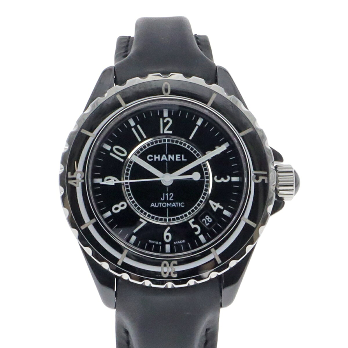 【楽天市場】【中古】｜シャネル CHANEL H0683 J12 ブラック 自動巻き メンズ：質屋かんてい局市川インター店