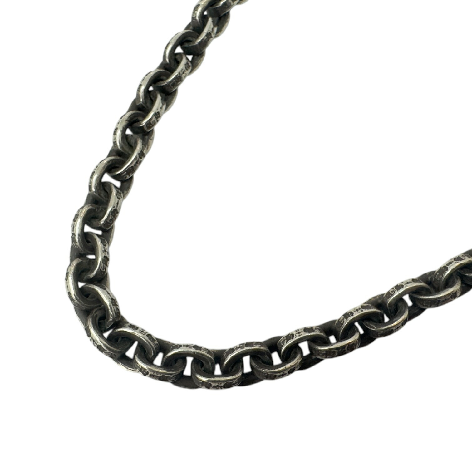【楽天市場】【中古】｜CHROME HEARTS クロムハーツ PAPER SHAIN ペーパーチェーン 18inch シルバー ネックレス ...