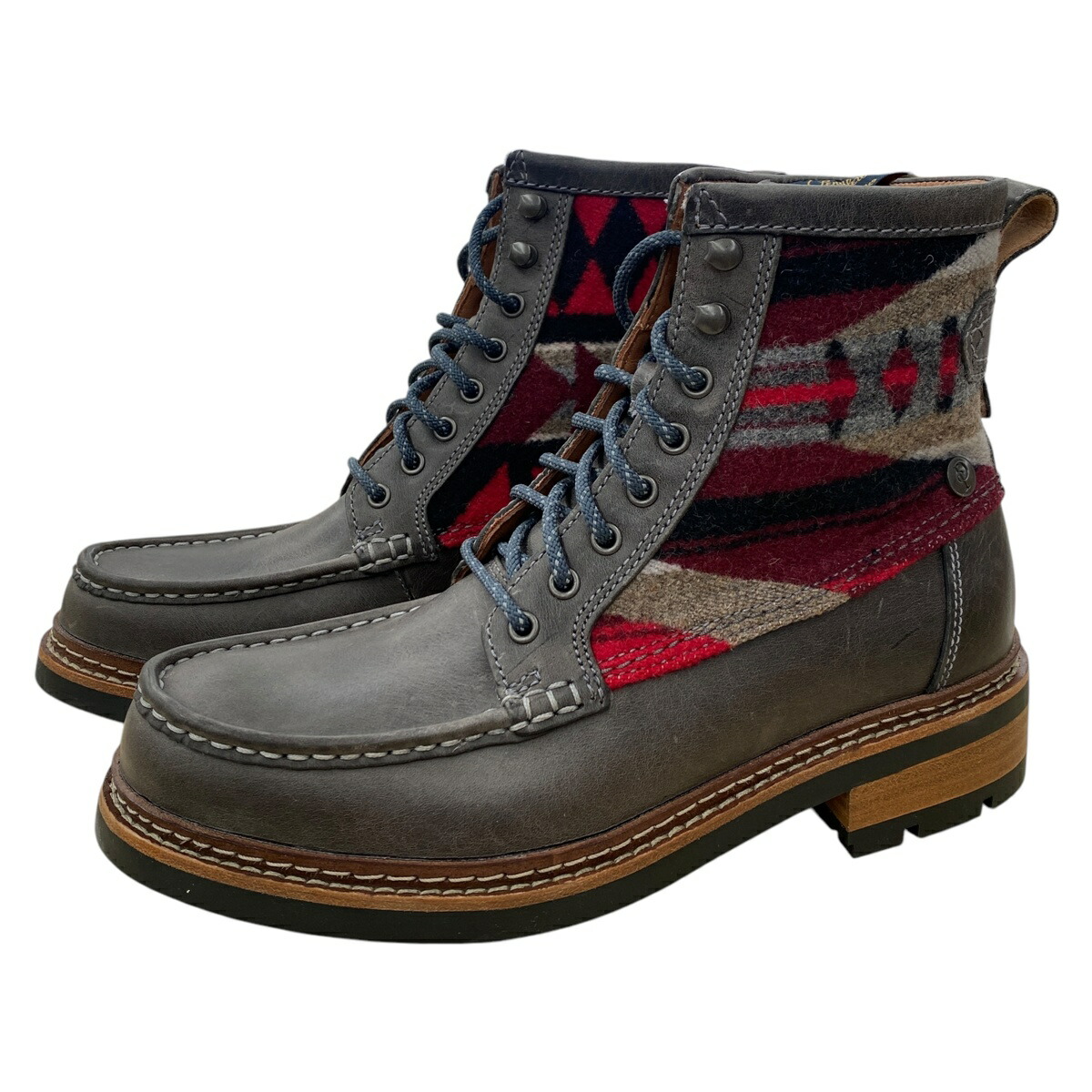 【楽天市場】【未使用】｜Clarks×PENDLETON クラークス ペンドルトン Ottawa Peak オタワピーク 25.5cm ショートブーツ レースアップブーツ ブラック メンズ ...