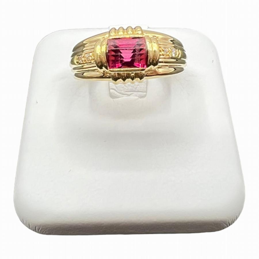 【楽天市場】【中古】｜ゴールド ガーネット ダイヤモンド リング K18 D0.03ct 3.84g 11.5号 指輪 レディース アクセサリー：質屋かんてい局市川インター店