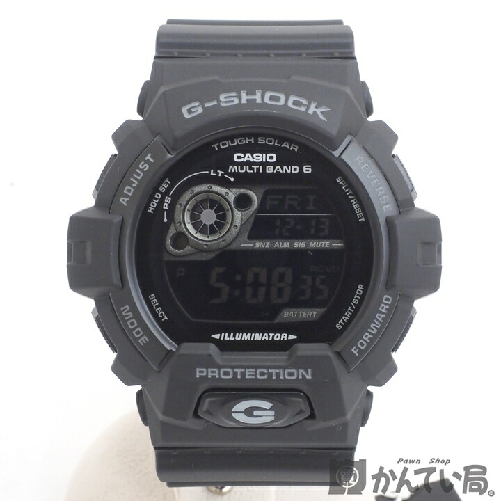 【楽天市場】【USED-SS】CASIO カシオ G-SHOCK Gショック GW-8900A-1JF 8900シリーズ ブラック 黒 デジタル ソーラー電波 メンズ腕時計 デジタル 久安 ...
