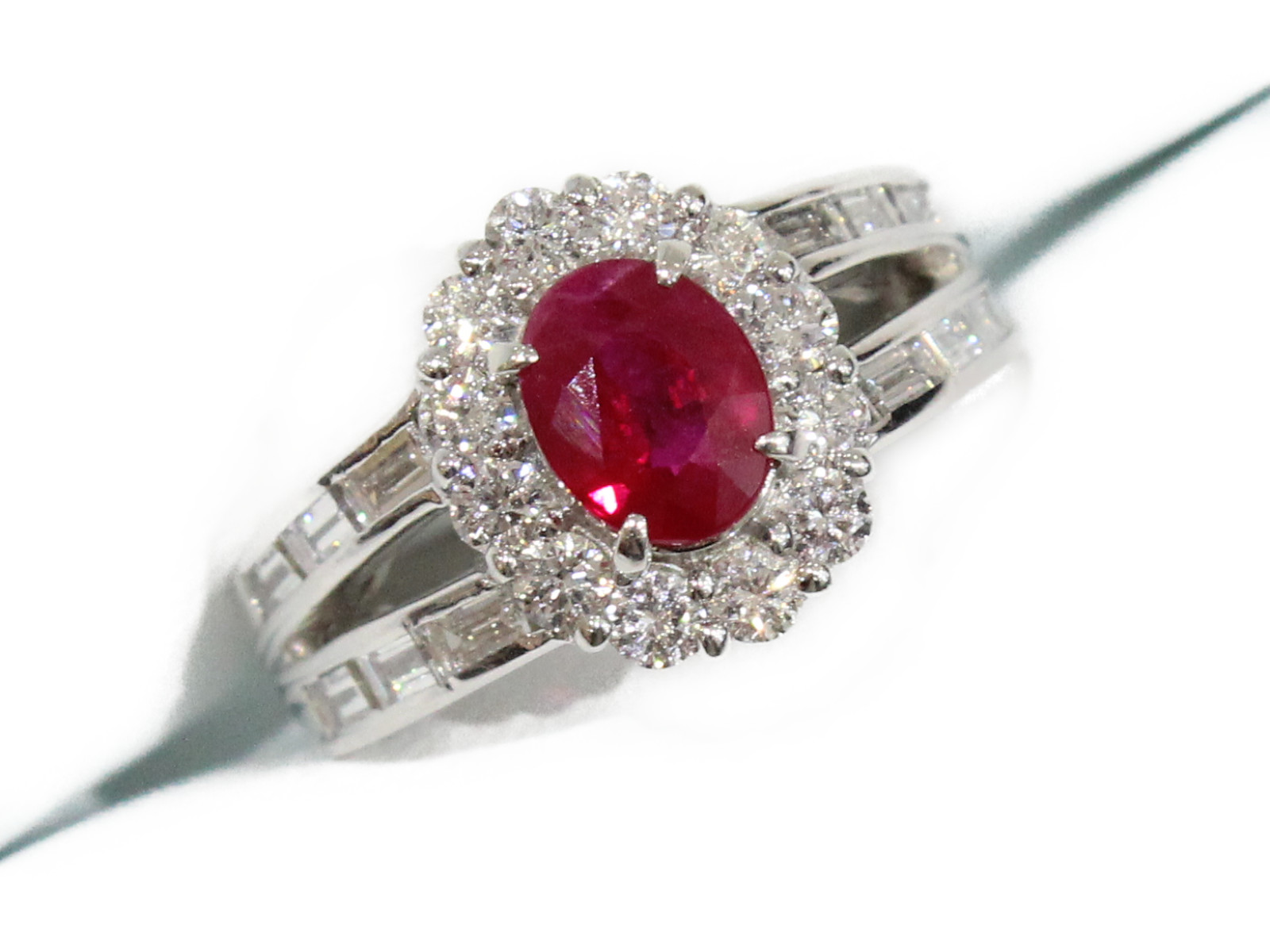 【楽天市場】ルビーリングルビー1.03ctダイヤモンド1.0ctPt900 7.4g 11号 ソーティング【中古】：かんてい局松前R56号店