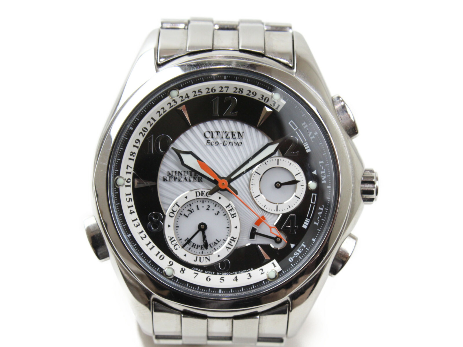 【楽天市場】CITIZEN シチズン ミニッツリピーター コンプリケーション エコドライブ G900-T009379 クロノグラフ カレンダー ...