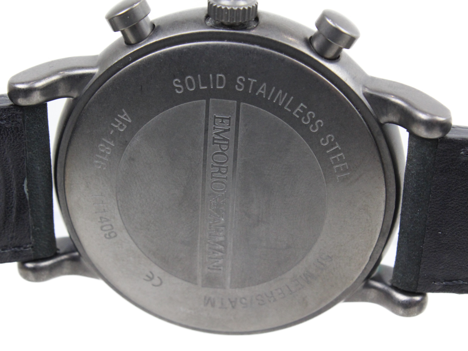 【楽天市場】EMPORIO ARMANI エンポリオ アルマーニ AR1816 クオーツ クロノグラフ デイト カモフラ 明細 グレー メンズ ...