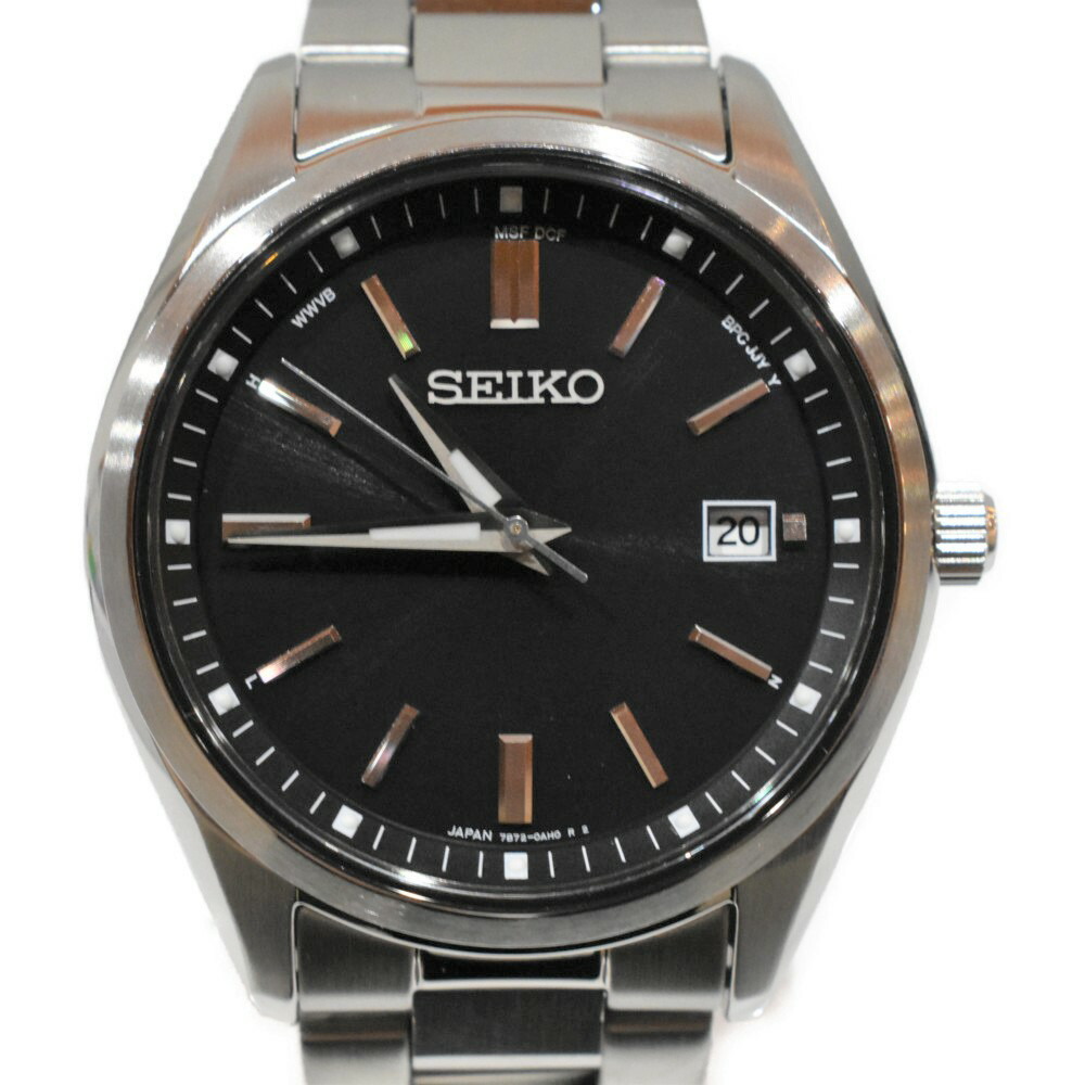 【楽天市場】【箱・保証書あり】 SEIKOセイコーセレクション Sシリーズ SBTM323 ステンレススチール ソーラー電波 腕時計 黒文字盤 ...