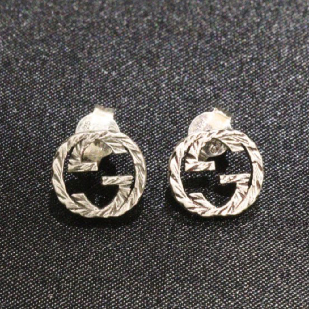 【楽天市場】GUCCI インターロッキングG ピアス シルバー Ag925刻印 レディース ウィメンズ ブランド アクセサリー GG 小物【中古】松前R56号店：かんてい局松前R56号店