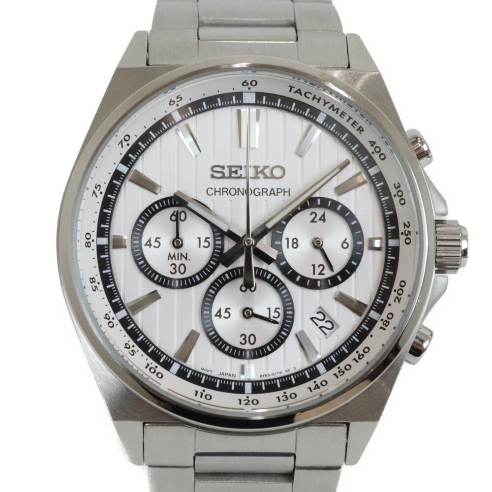 【楽天市場】SEIKO セイコー セイコーセレクション Sシリーズ SBTR031 (8T63-01T01) クオーツ デイト クロノグラフ ...