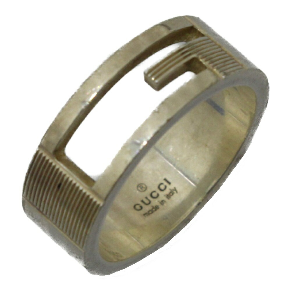 【楽天市場】GUCCI グッチ Gロゴリング 925 シルバー 約20号 メンズ ブランド アクセサリー ジュエリー シンプル 小物 指輪 定番【中古】松前R56号店：かんてい局松前R56号店