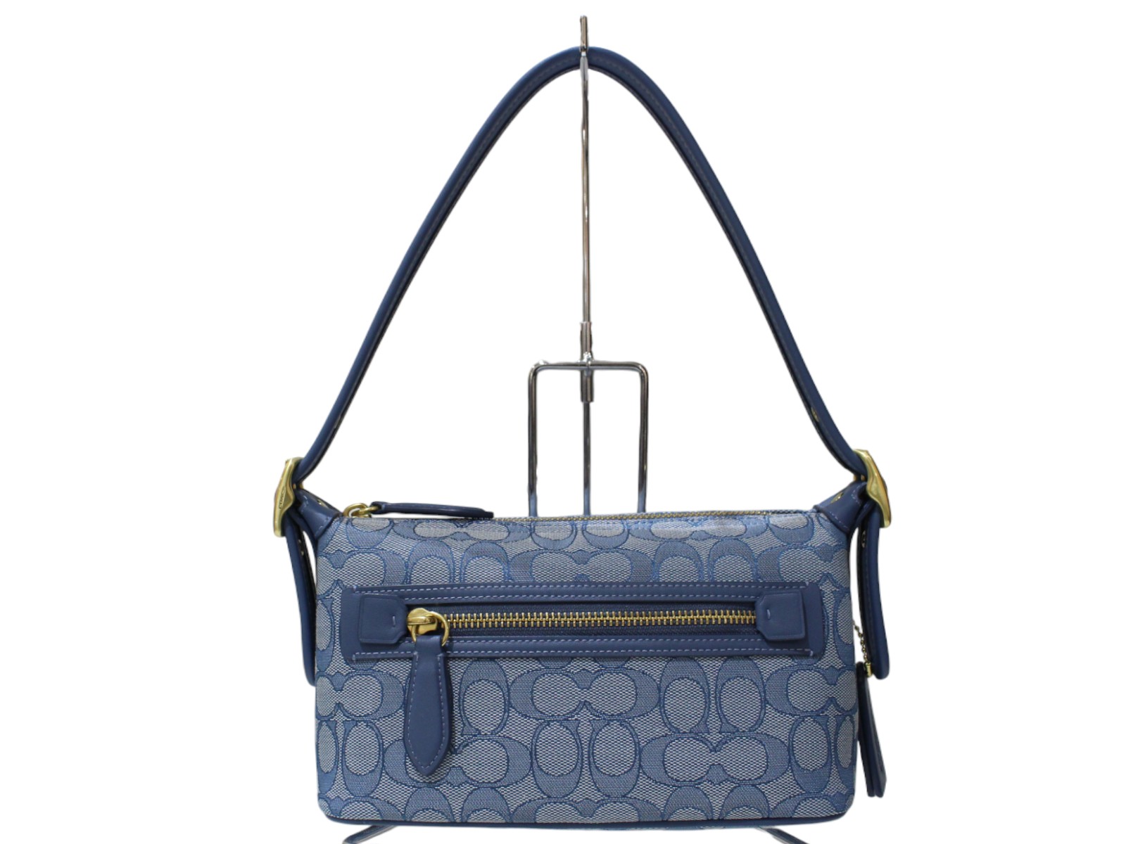 【楽天市場】【布袋あり】COACH コーチ デミバッグシグネチャー・ジャカード CE736 ワンショルダーバッグ 肩掛け ブルー系 キャンバス ...