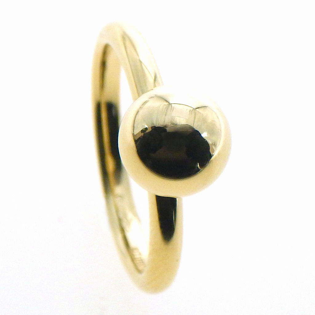 【楽天市場】TIFFANY ティファニー ハードウェアボールリング サイズ約#14号 幅約2.4mm K18YG/イエローゴールド【仕上げ済み、程度A】【中古】：かんてい局新潟万代店