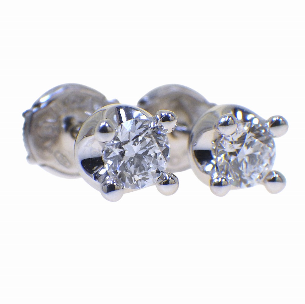 【楽天市場】BVLGARI ブルガリ コロナピアス D0.35ct (E-VS2-VG) ×2 K18WG/ホワイトゴールド Au750 【仕上げ済み、程度A】【中古】：かんてい局新潟万代店