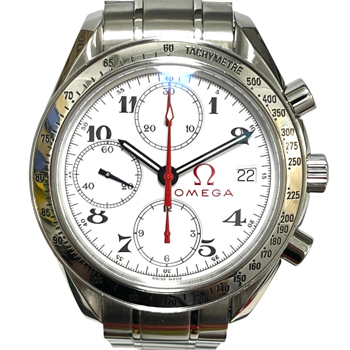 【楽天市場】オメガ 【OMEGA】 3513.20 スピードマスター オリンピックコレクション 3513-20 ホワイト メンズ 自動巻き ...