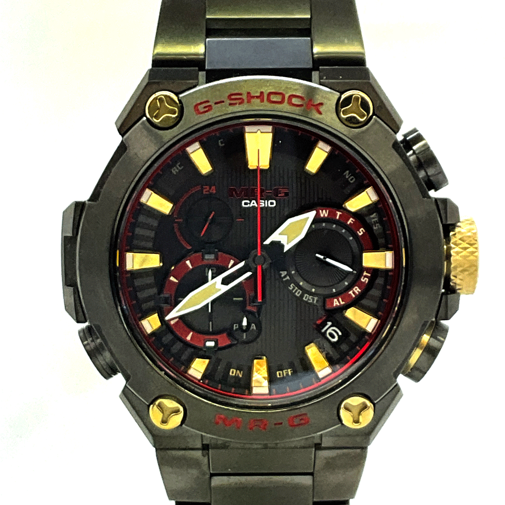 【楽天市場】N【中古】【CASIO】カシオ G-SHOCK MR-G タフソーラー MRG-B2000B-1A4JR チタン ブラック× ...