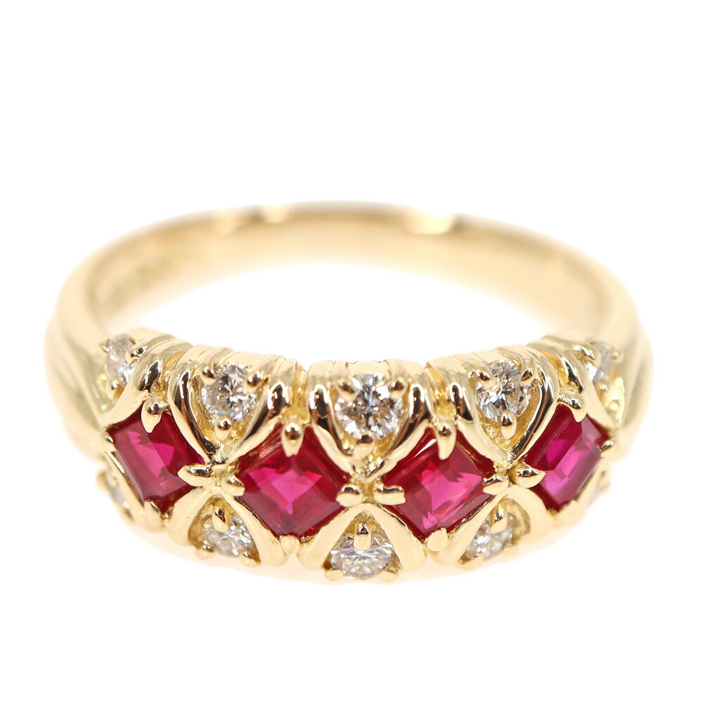 【楽天市場】K18 18金 R0.58/D0.24ctリング【中古】：質屋かんてい局 楽天市場店