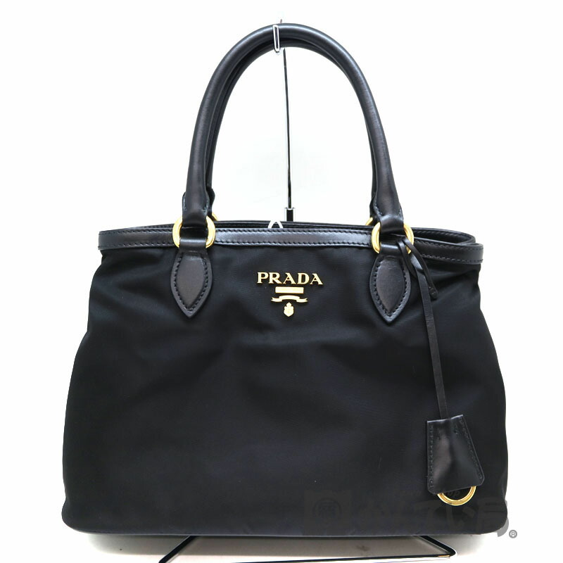 【楽天市場】PRADA【プラダ】 1BA173 2WAYバッグ ブラック系 ナイロン 鞄 USED-10 【中古】 A2001994 質屋 ...