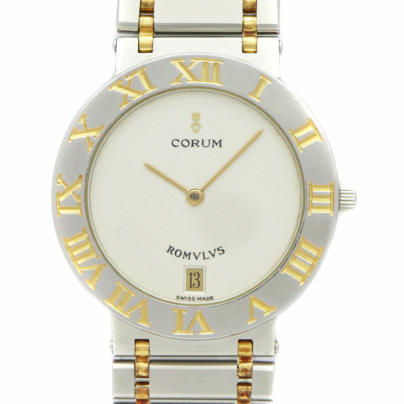 【楽天市場】コルム Corum 43.903.21.V048 ロムルス アイボリー文字盤【中古】：質屋かんてい局 楽天市場店