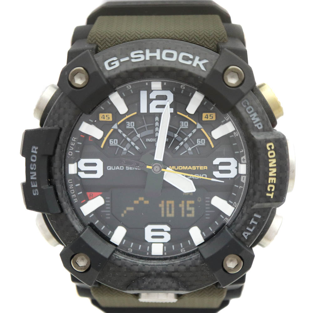 【楽天市場】カシオ Casio GG-B100-1A3JF G-SHOCK マッドマスター ブラック文字盤 カーキ【中古】：質屋かんてい局 楽天市場店