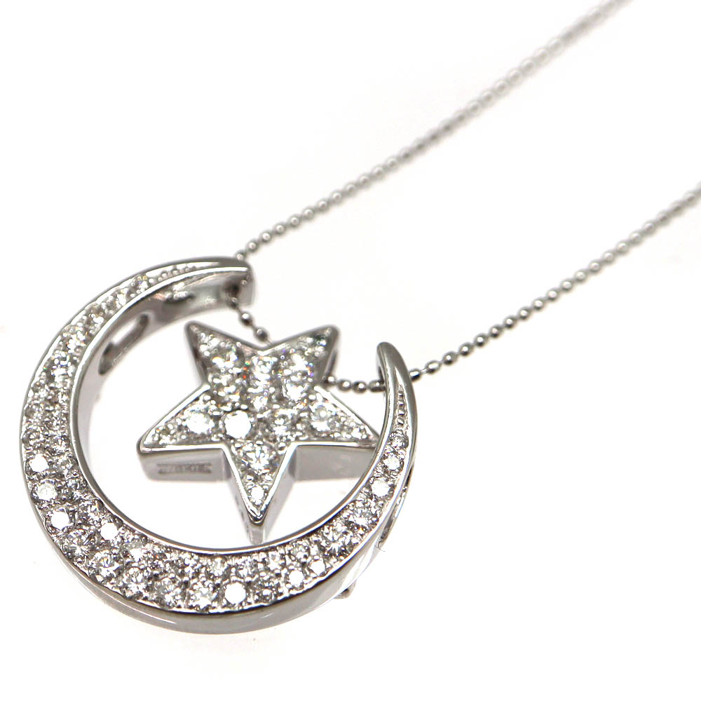 【楽天市場】K18ホワイトゴールド K18WG D0.63/0.60ctネックレス ダイヤモンド ホワイトゴールド 【中古】：質屋かんてい局 楽天市場店