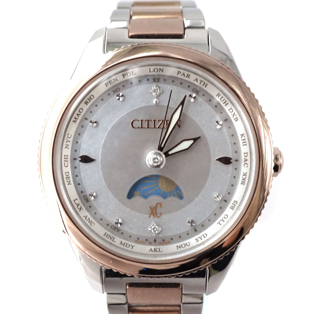 【楽天市場】シチズン Citizen H296-T027130 Xc クロスシー ムーンフェイズ 【中古】：質屋かんてい局 楽天市場店