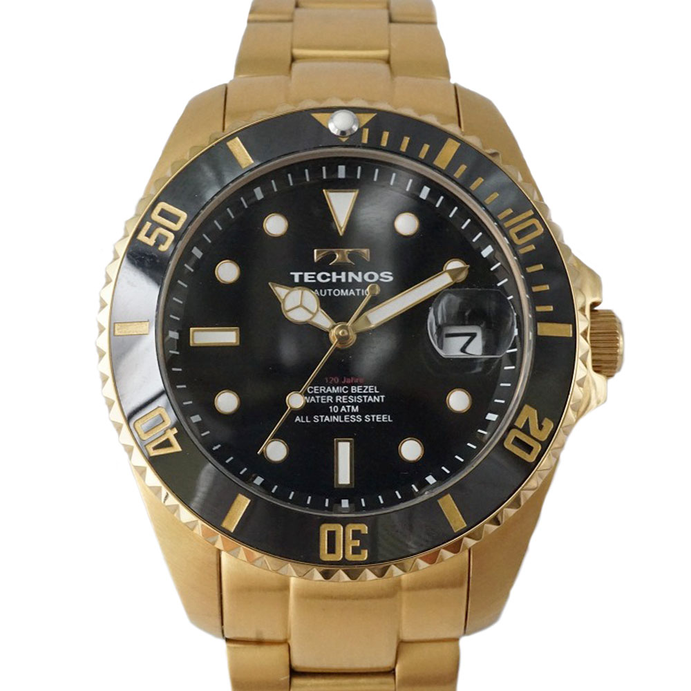 【楽天市場】テクノス Techonos T4A82 オートマチック時計 ブラック 【中古】：質屋かんてい局 楽天市場店