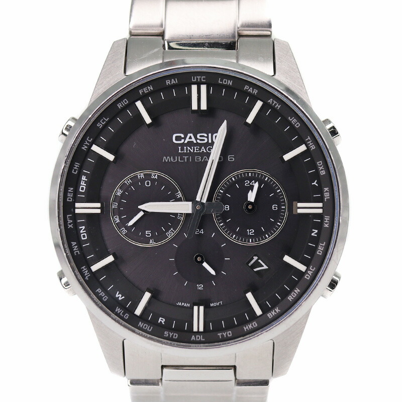 【楽天市場】カシオ Casio LIW-M700D-1AJF リニエージ LINEAGE ブラック 電波ソーラー メンズ 腕時計【中古】：質屋 ...