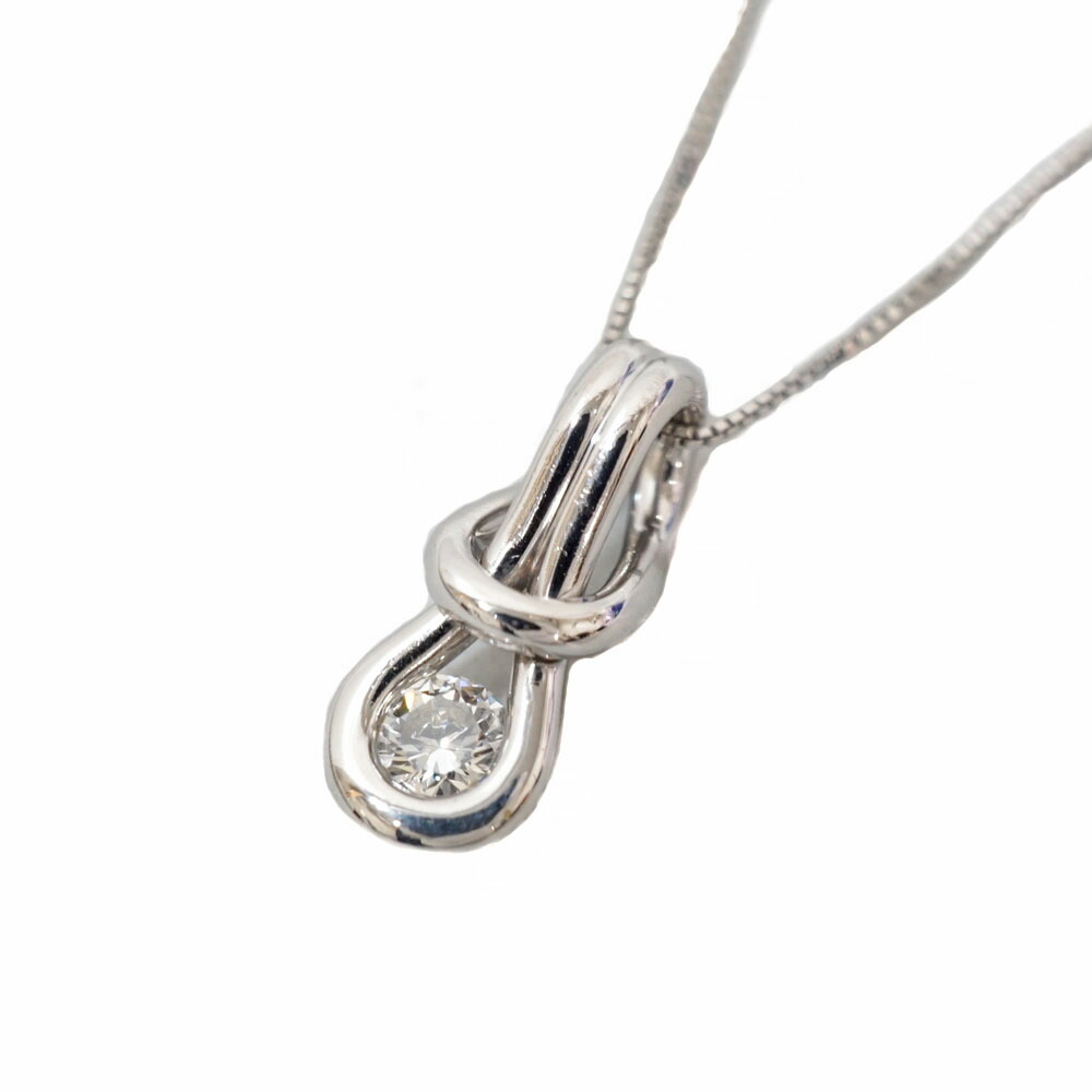 【楽天市場】Pt850 トップK18WG D0.18ct ダイヤモンド ネックレス 【中古】：質屋かんてい局 楽天市場店