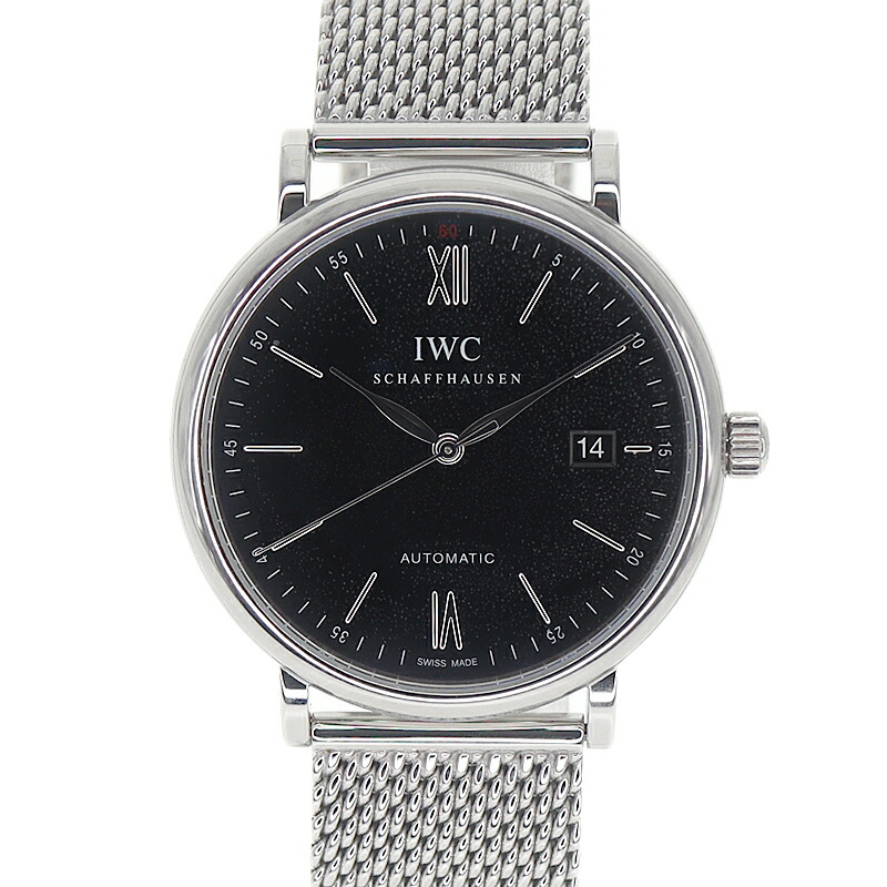 【楽天市場】インターナショナルウォッチカンパニー Iwc IW356508 ポートフィノ・オートマティック ブラック 【中古】：質屋かんてい局 ...