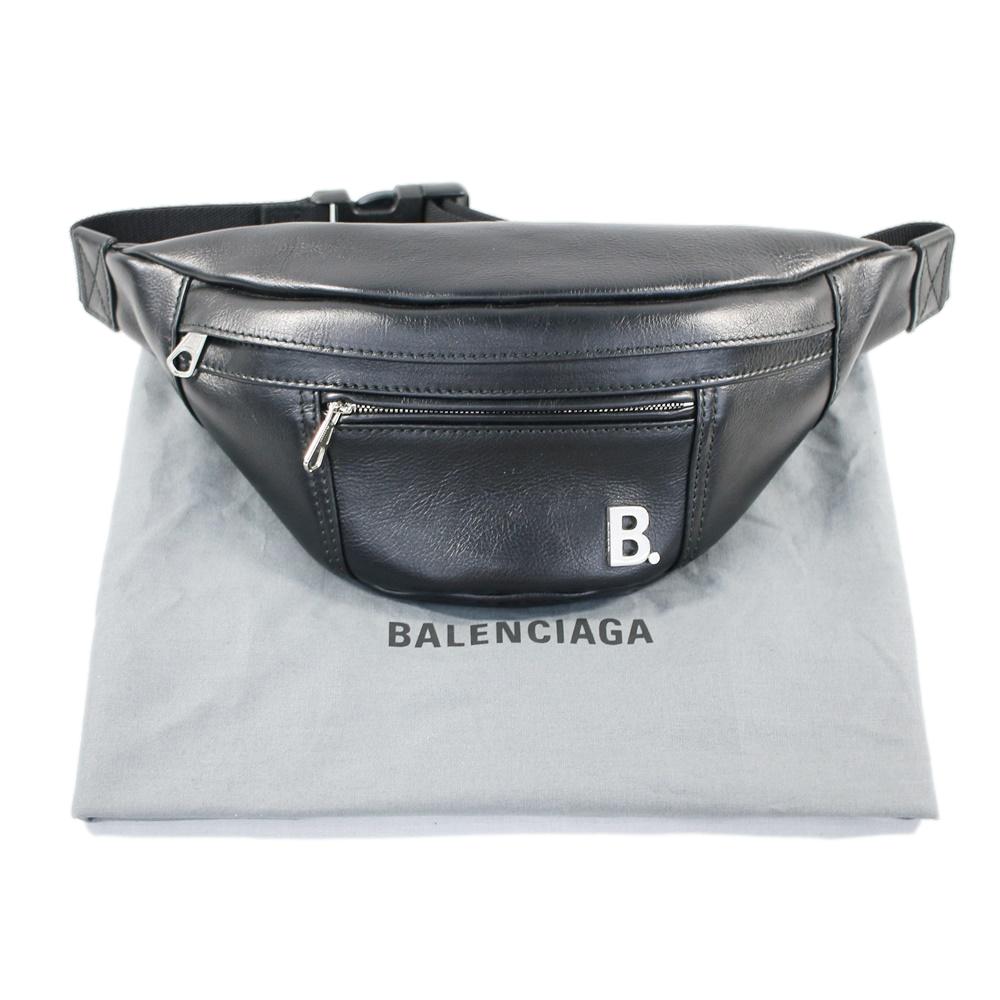 【楽天市場】【美品】バレンシアガ ボディーバッグ ウエストバッグ ウエストポーチ 580028 レザー ブラック メンズ レディース かばん ...