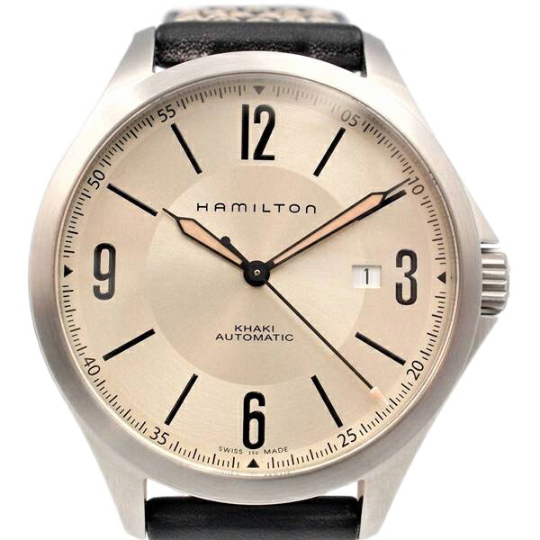【楽天市場】【中古】HAMILTON H76665725 カーキ アビエーション 機械式自動巻き 5気圧防水 ハミルトン メンズ ブランド 腕 ...