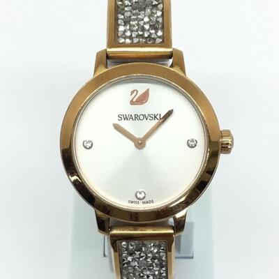 【楽天市場】SWAROVSKI【スワロフスキー】レディース クォーツウォッチ 5376092 ストーン バングル【中古品/USED-B】質屋 ...