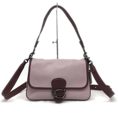 【楽天市場】COACH【コーチ】2WAYショルダーバッグ ハンドバッグ C5261 レザー パープルピンク系×ボルドー系 レディース【中古品 ...