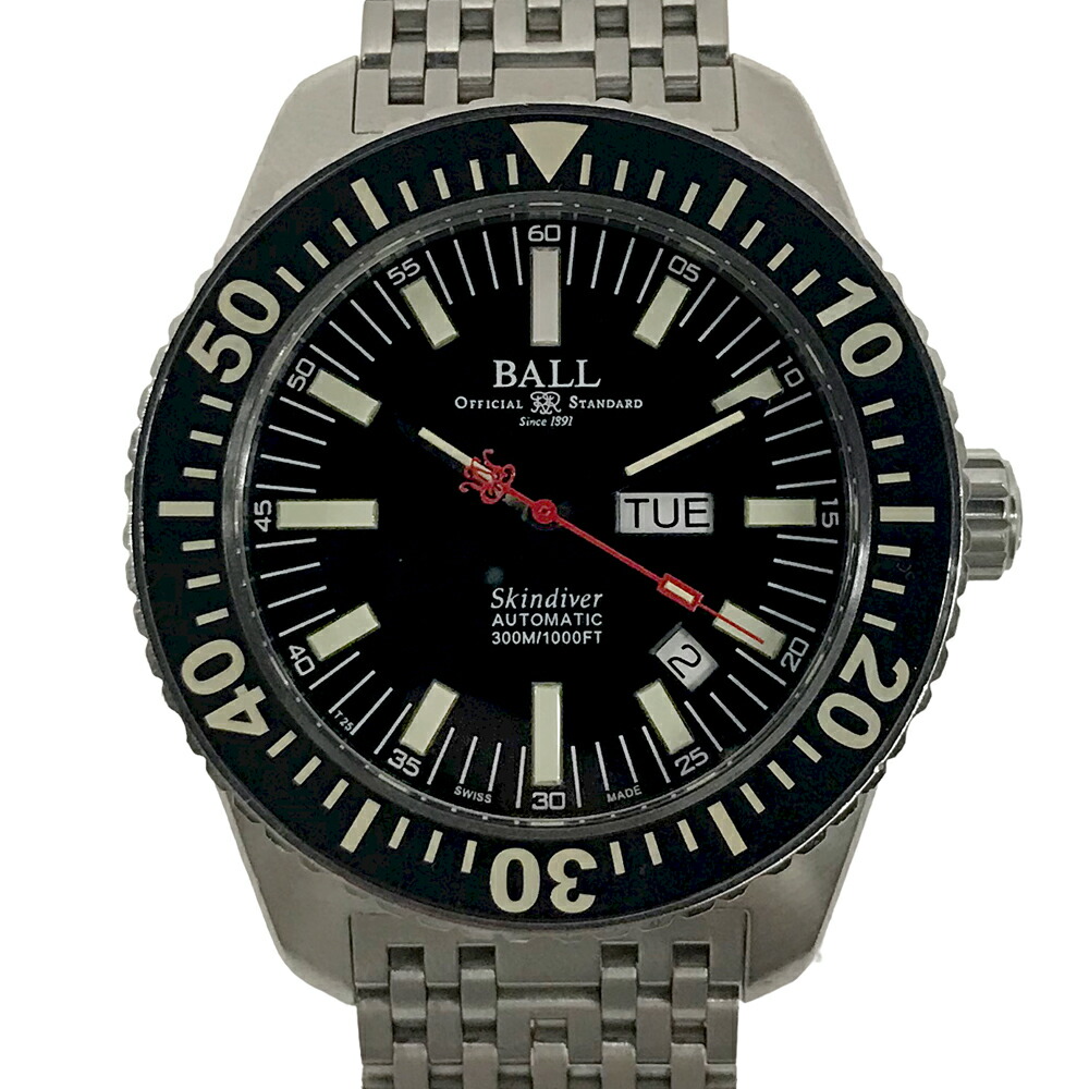【楽天市場】【良品/ギャラ〇】ボールウォッチ DM2108A-SJ エンジニアマスター2 スキンダイバー 自動巻き 腕時計 黒文字盤 デイ ...