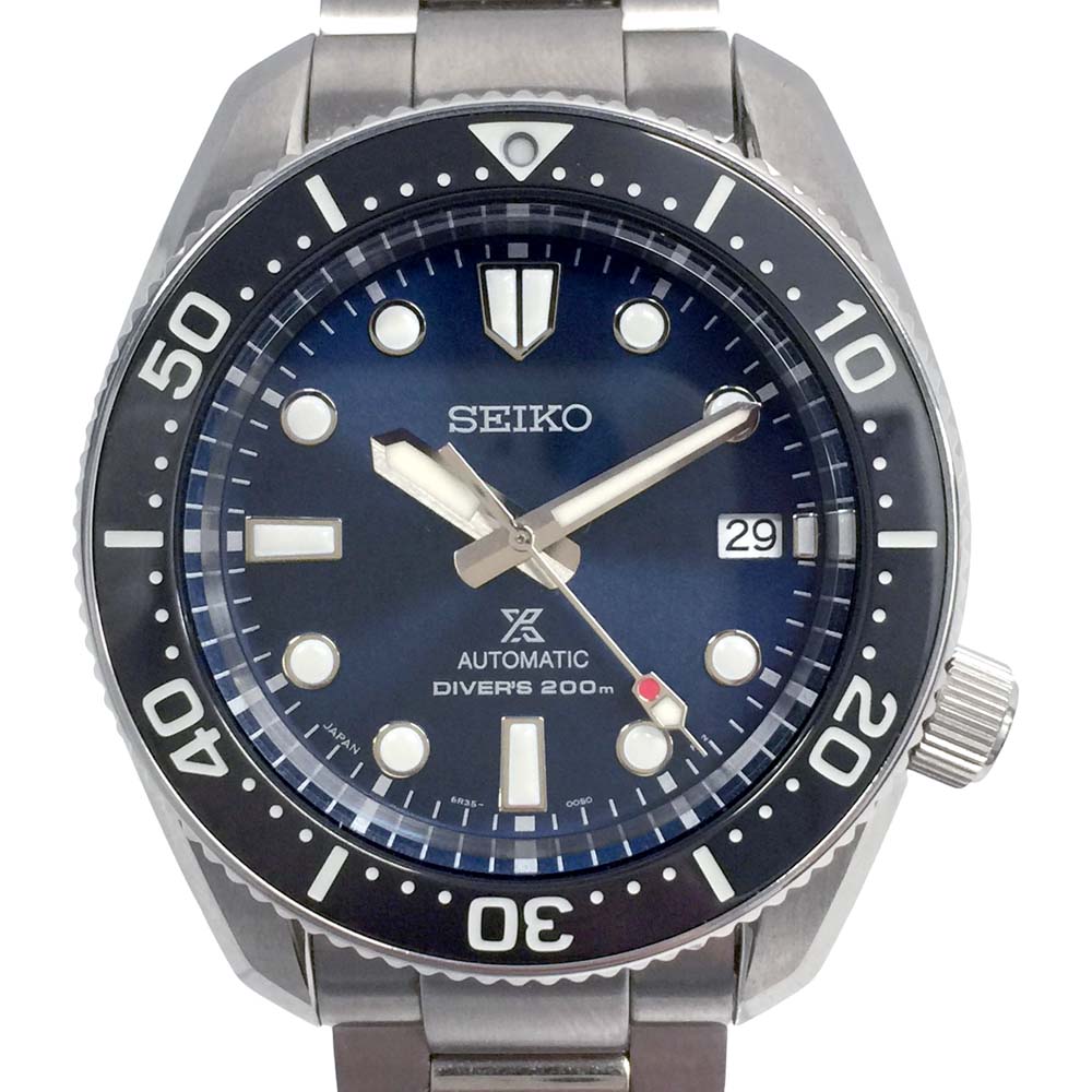 【楽天市場】【美品/付属品〇】セイコー SBDC127 プロスペックス ダイバースキューバ 自動巻き 腕時計 ネイビー文字盤 デイト 6R35 ...