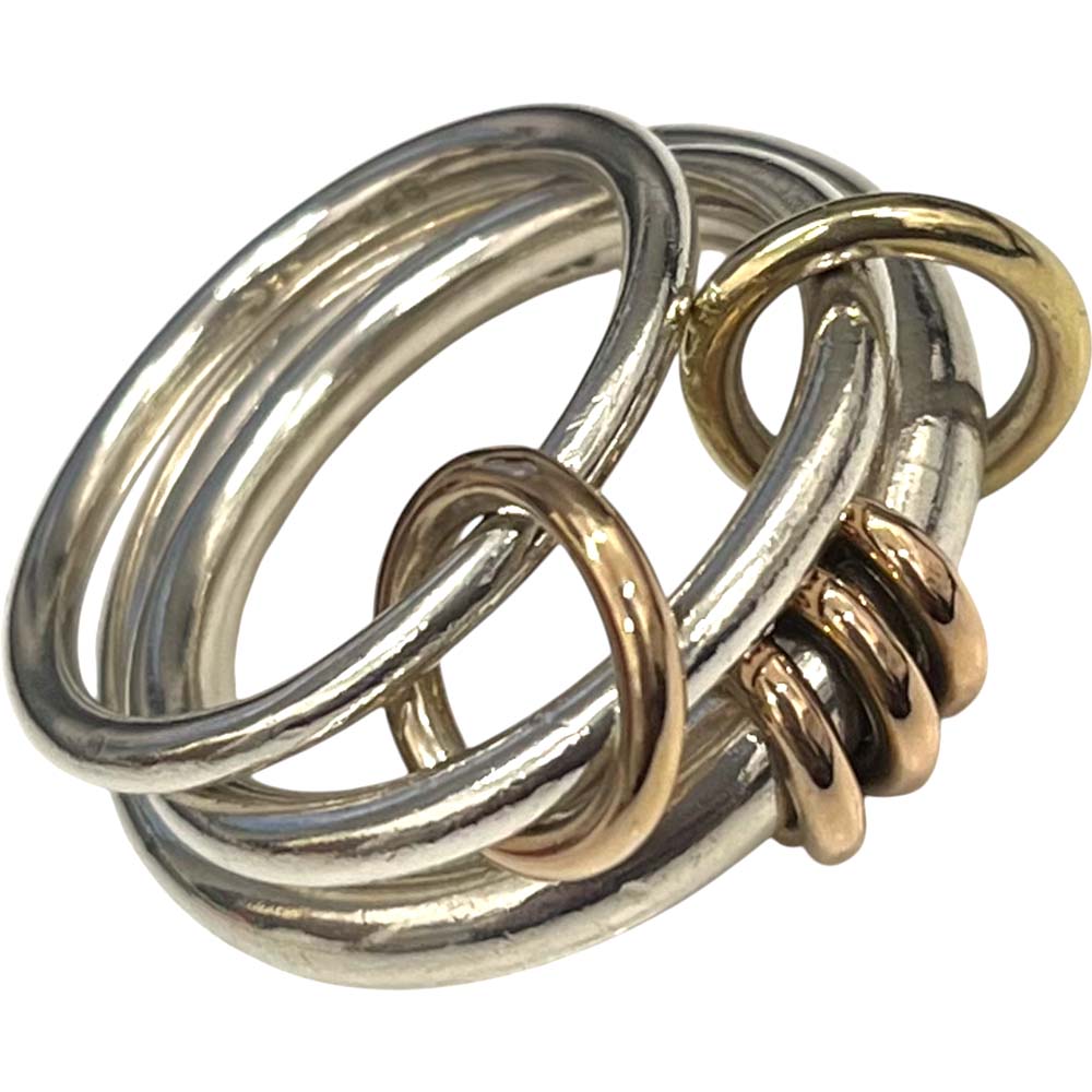 【楽天市場】[泉店]【美品】 ロンハーマン スピネリキルコリン 9911700360 オリオンSGリング K18YG K18PG SV925 約15.71g 約15号 【中古】：質屋かんてい局山形北店