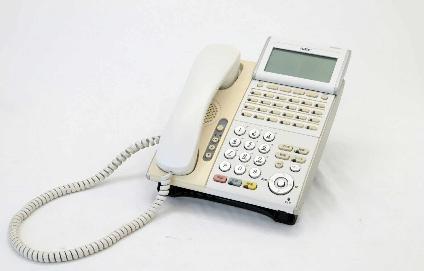 【楽天市場】送料無料 中古 NEC DTL-24PD-1D(WH)(DT300)：24ボタンISDN停電電話機 ビジネスフォン RR121037：KaNZaBuRo