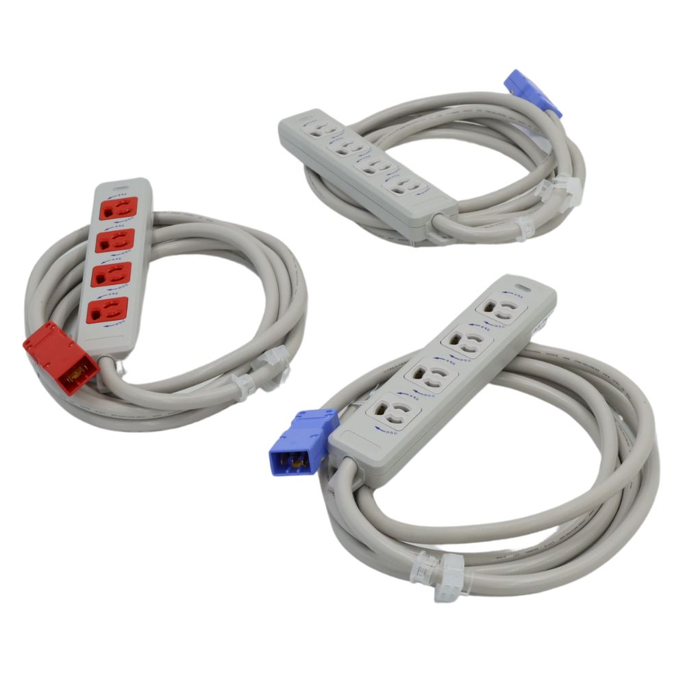 【楽天市場】送料無料 明工社 横形OA抜け止め接地タップ 4コ口 VCTコード3m ハーネスプラグ付 3個セット ※北海道、沖縄、離島発送不可 LF：KaNZaBuRo