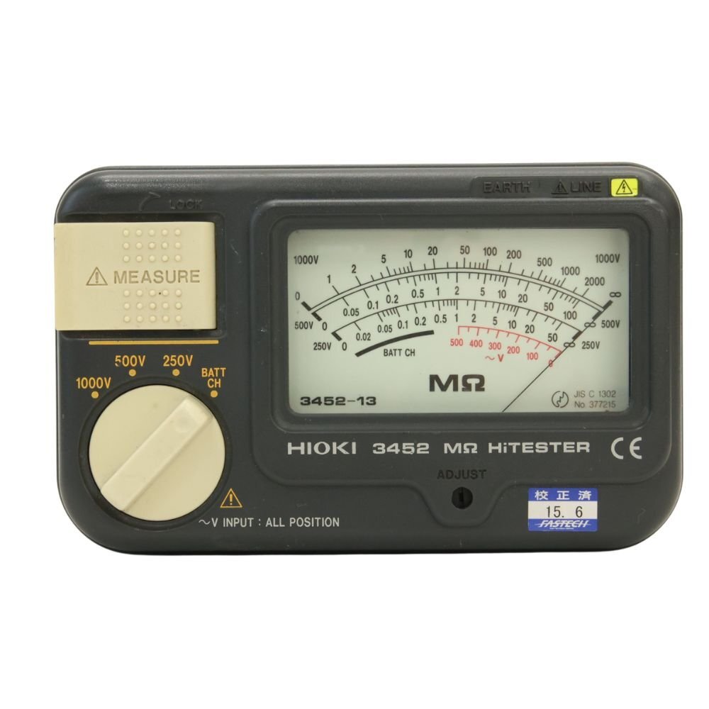 【楽天市場】【送料無料】HIOKI 3452-13 メグオームハイテスタ 絶縁抵抗計 沖縄・離島 配送不可 J1B：KaNZaBuRo