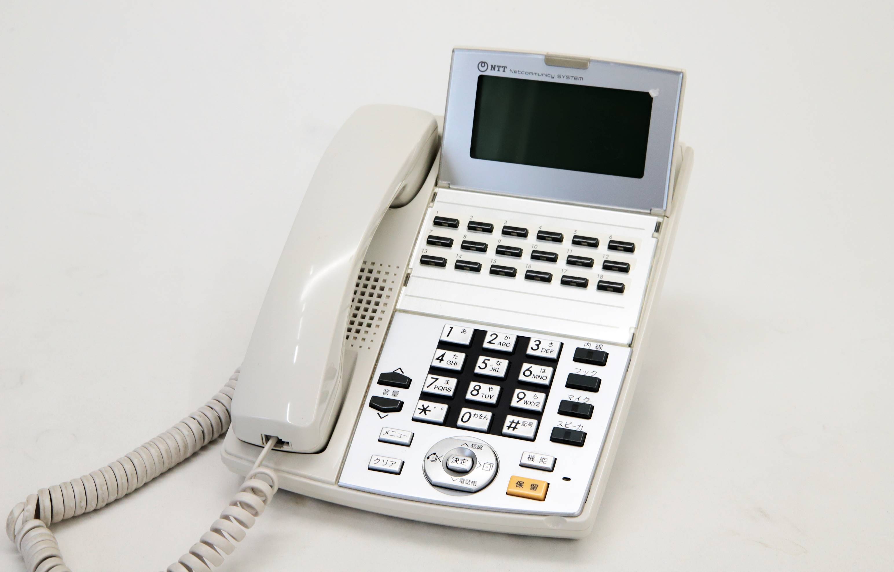 【楽天市場】送料無料 中古品 NTT ネットコミュニティシステム αNX 18ボタンISDN停電スター電話機 NX-(18)IPFSTEL ...