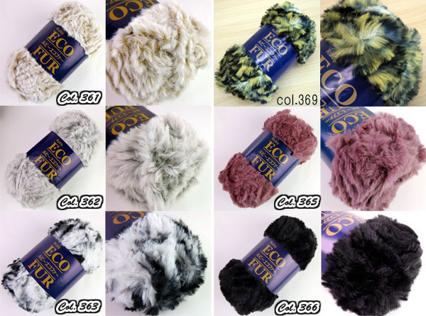 【楽天市場】ルビー エコファー スキー毛糸 【KN】 RUBY ECO FUR 毛糸 編み物 超 極太 フェイク ファー 極太：毛糸蔵かんざわ