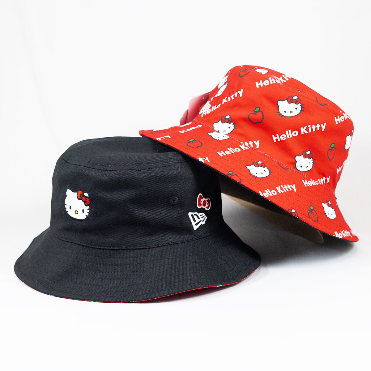 【楽天市場】KIDS 子供用 ニューエラ NEW ERA®×ハローキティ 帽子 Kid's バケット01 リバーシブル HELLO KITTY ...