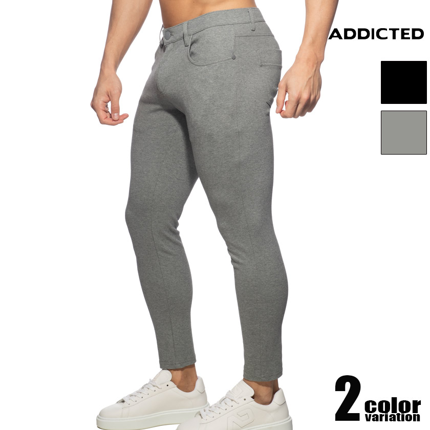 【楽天市場】ADDICTED/アディクティッド SVELTE LONG PANTS コットン スリムフィット ロングパンツ メンズ ボトムス ...