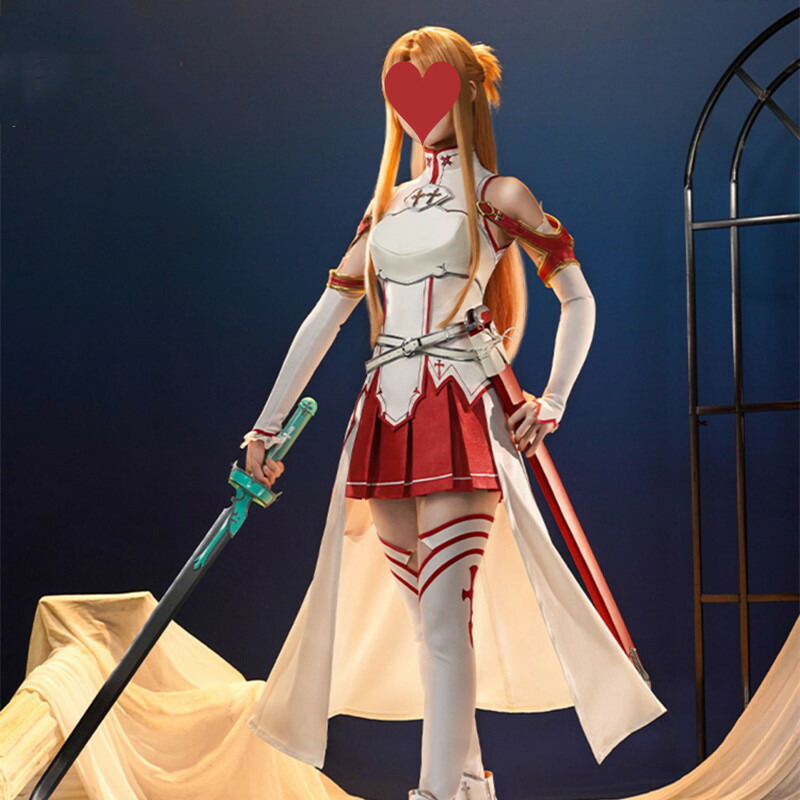 【楽天市場】コスプレ コスチューム ゆうきあすな Asuna ソードアート・オンライン Sword Art Online コスプレ服 かつら購入可能：カシマペット