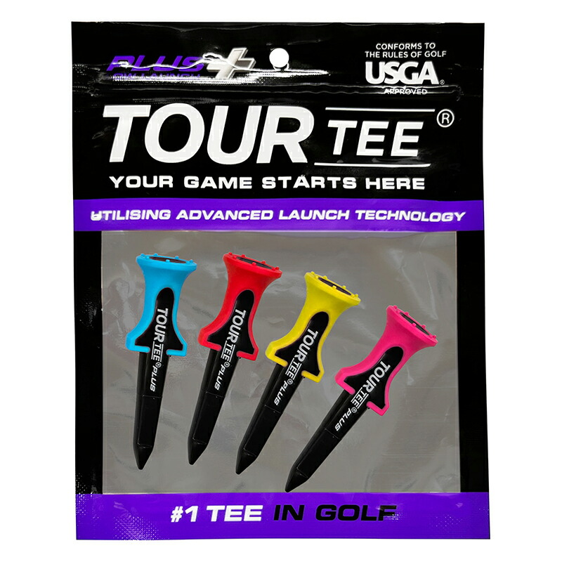 【楽天市場】Tour Tee PLUS LOW LAUNCH 4本入りツアーティー プラス ローランチ ゴルフティー T-497 ...