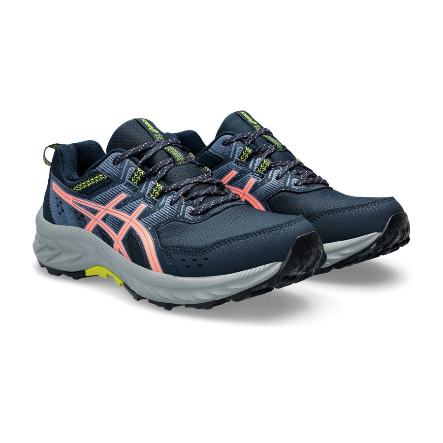 【楽天市場】アシックス シューズ GEL-VENTURE 9 FRENCH BLUE/SUN CORAL 1012B313-405ゲル ...